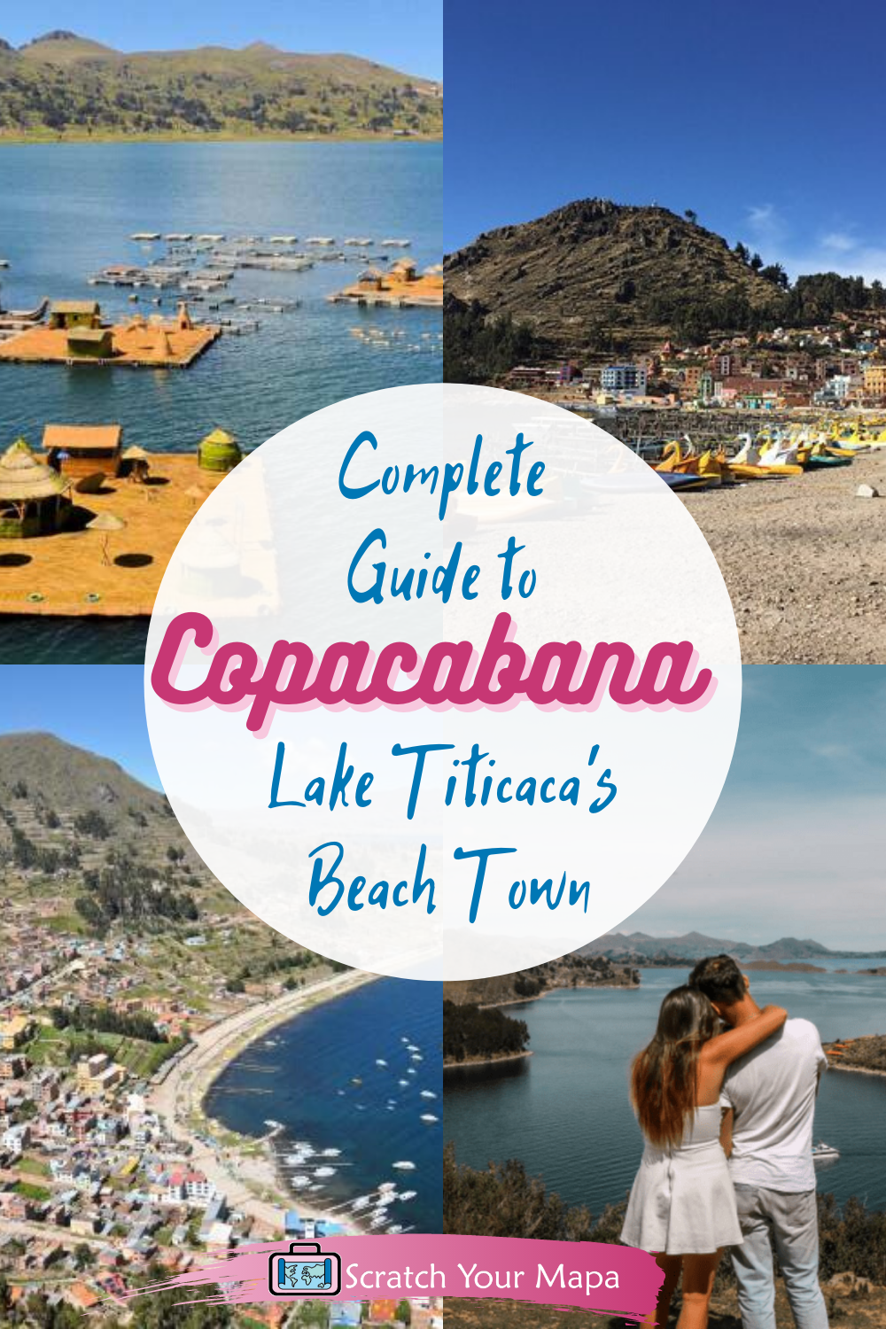 Copacabana Bolivia Lake Titicaca S Beach Town Scratch Your Mapa