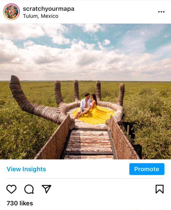 14 of the Most Instagrammable Spots in Tulum - Scratch your mapa