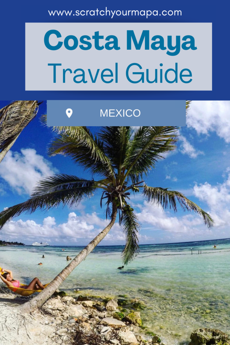 The Perfect Day in Costa Maya, Mexico - Scratch your mapa