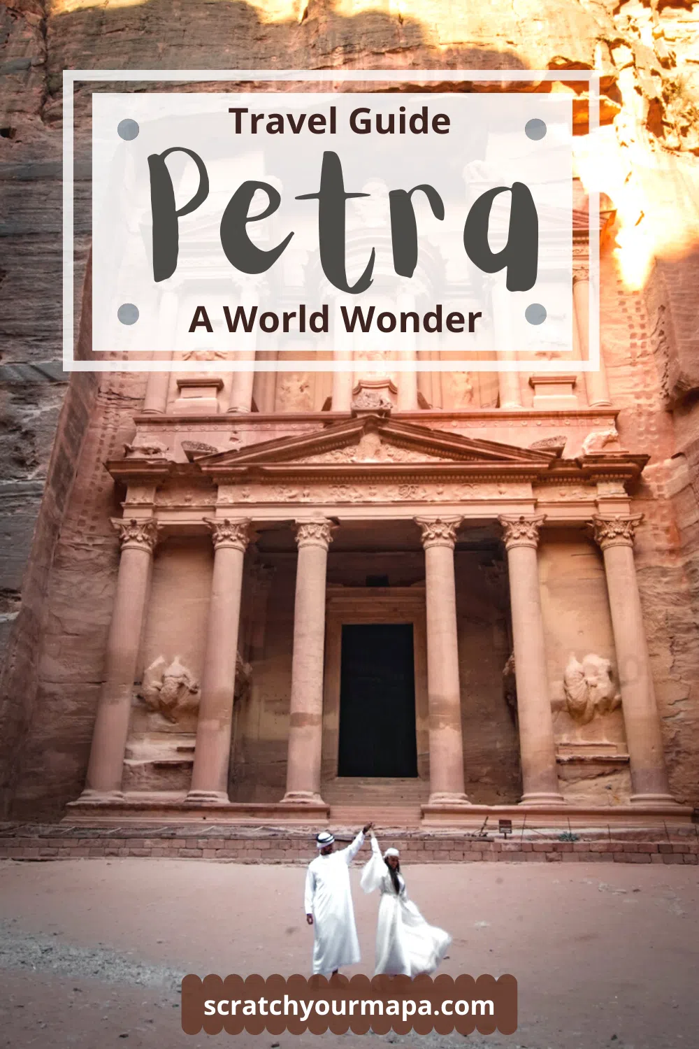 The-Treasury-in-Petra - Scratch your mapa