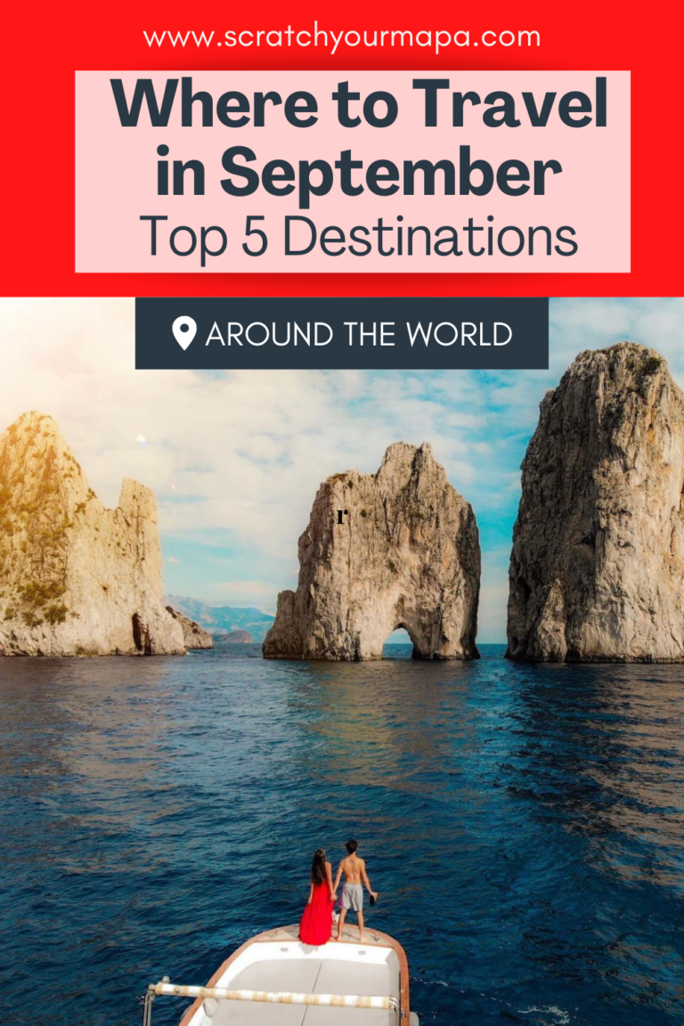 The 5 Best Places to Travel in September - Scratch your mapa