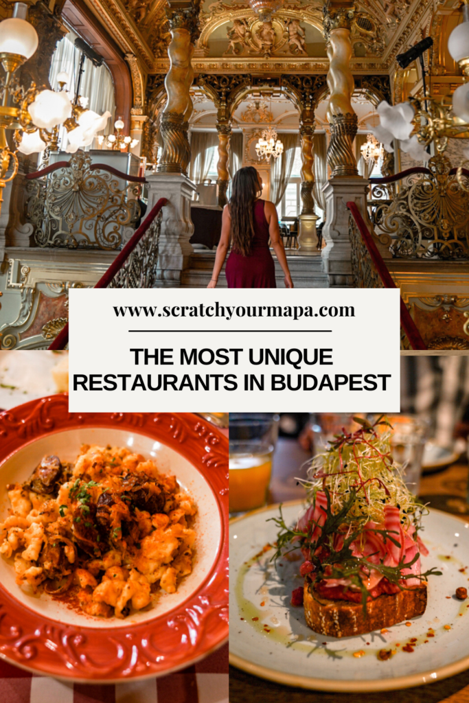 The 18 Most Unique Restaurants in Budapest, Hungary - Scratch your mapa