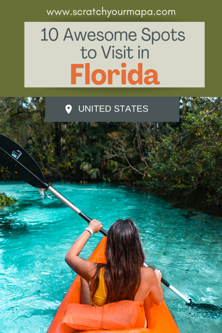 The Top 10 Unique Things in Florida to Do - Scratch your mapa