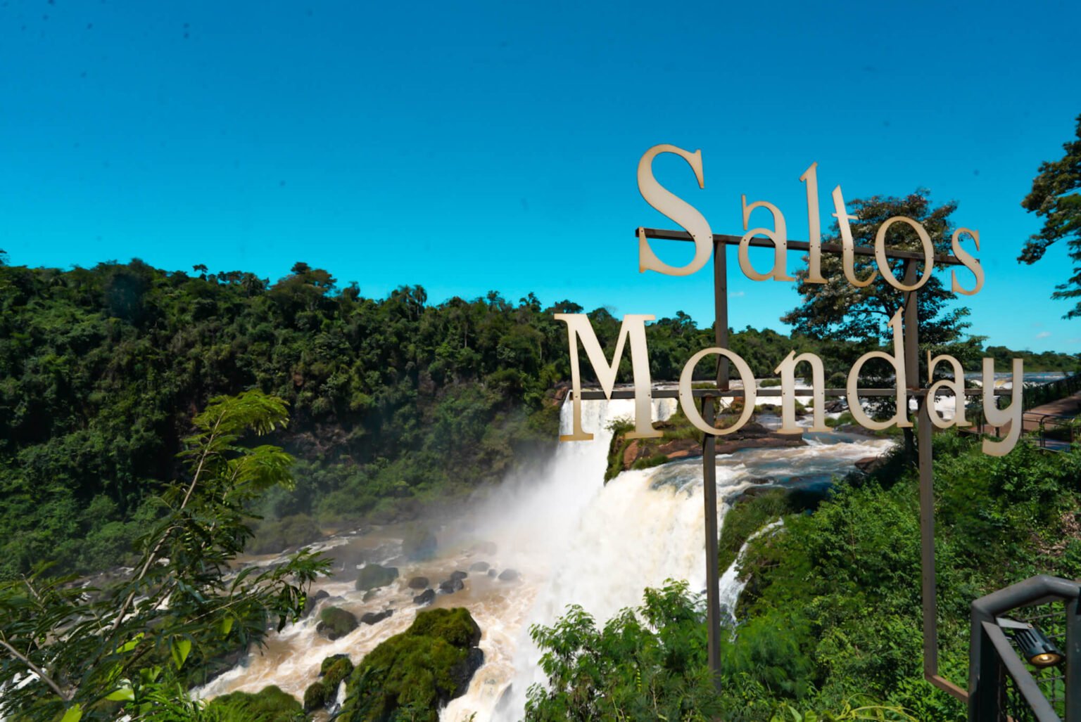 Saltos del Monday: A Reason For You to Visit Paraguay - Scratch your mapa