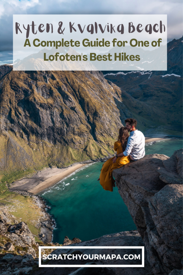 A Complete Guide for Hiking Ryten & Kvalvika Beach - Scratch your mapa