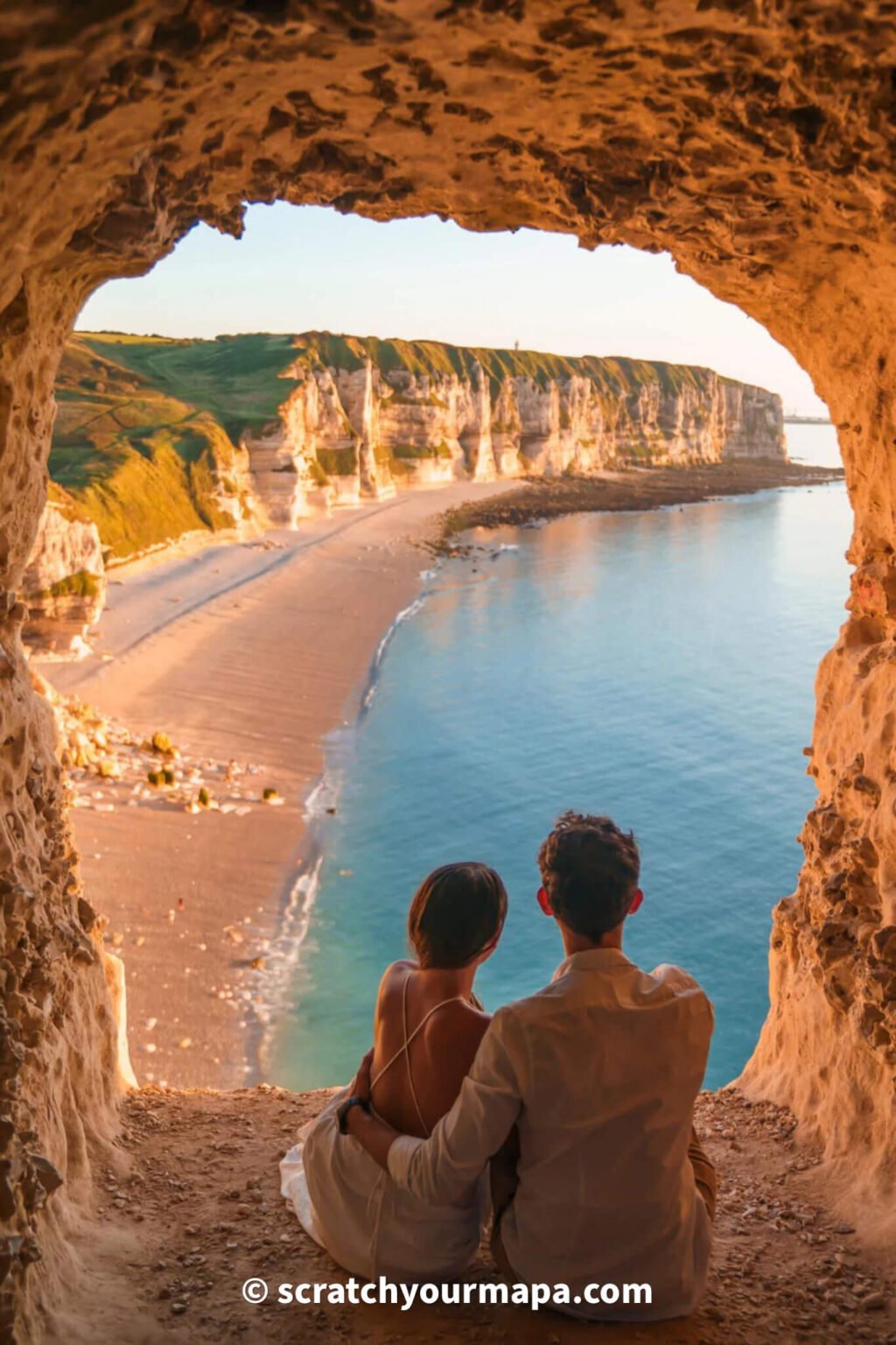 The Cliffs of Etretat: An Underrated Gem of France - Scratch your mapa