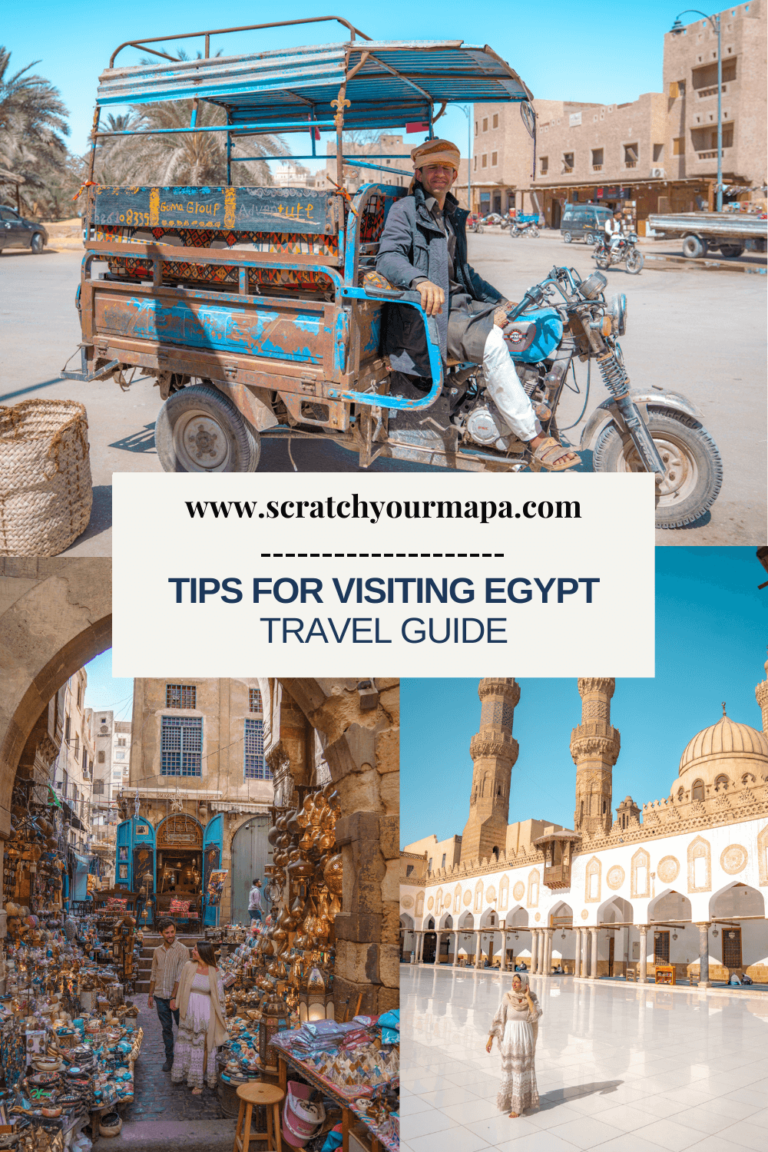 21 Tips for Visiting Egypt Right Now - Scratch your mapa