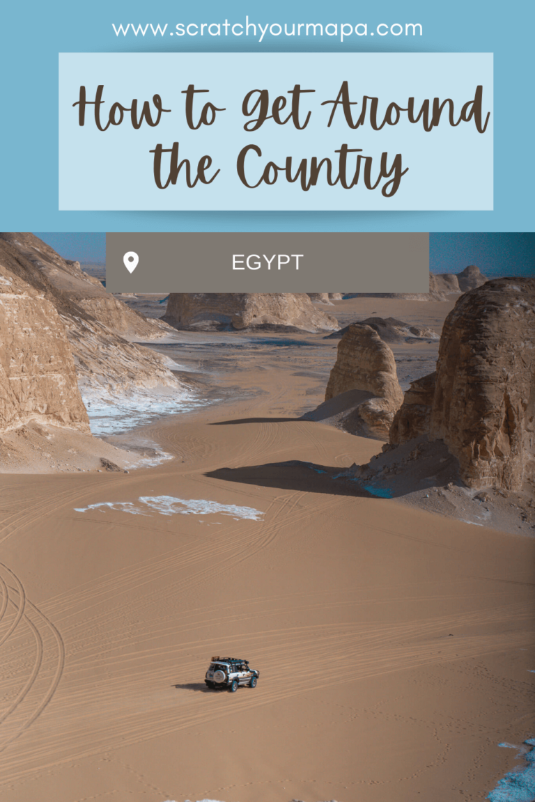 Egypt Transportation Guide: How to Get Around with Ease - Scratch your mapa