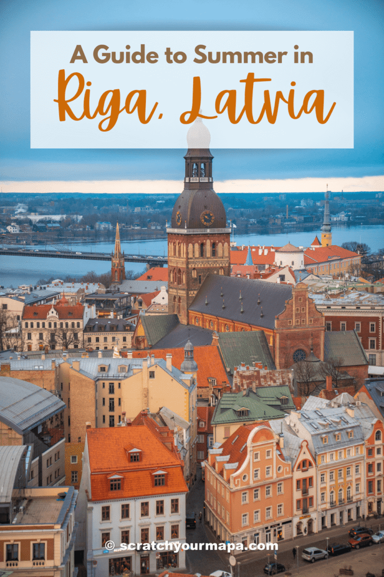 25 Ways to Enjoy Riga in Summer - Scratch your mapa