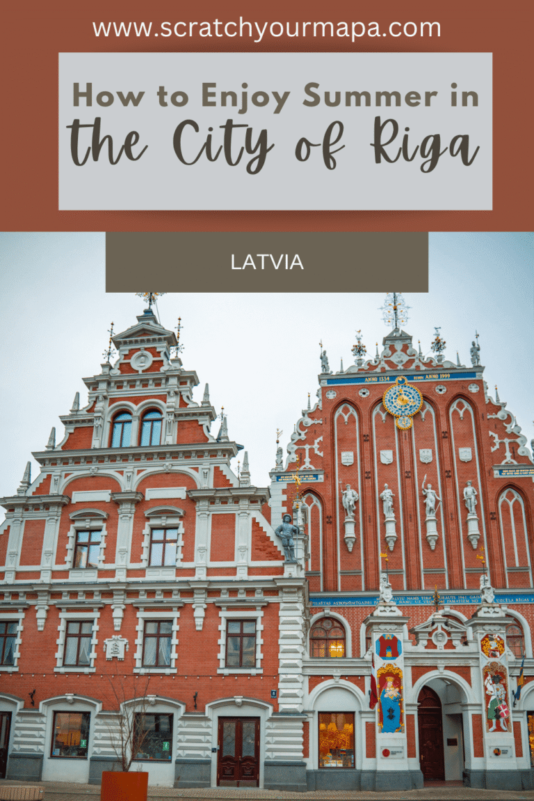 25 Ways to Enjoy Riga in Summer - Scratch your mapa