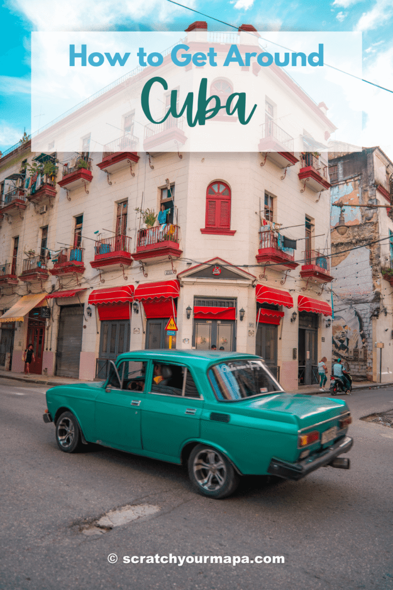 How to Get Around Cuba: a Complete Transportation Guide - Scratch your mapa