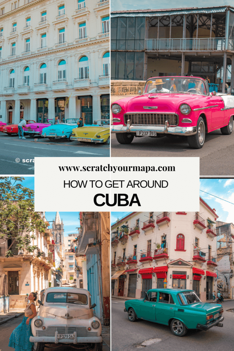 How to Get Around Cuba: a Complete Transportation Guide - Scratch your mapa