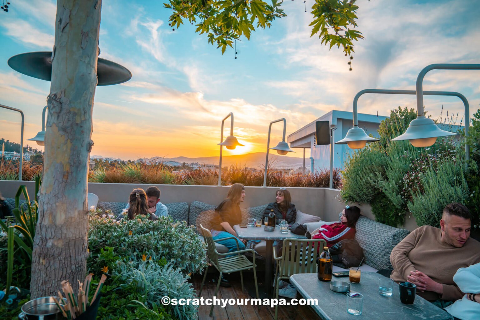 The Top 10 Rooftop Bars in Athens, Greece - Scratch your mapa