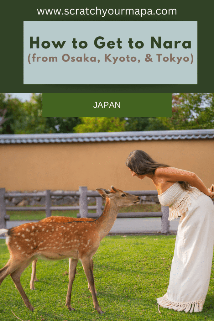 How to Get to Nara, Japan (From Osaka, Kyoto, or Tokyo) - Scratch your mapa