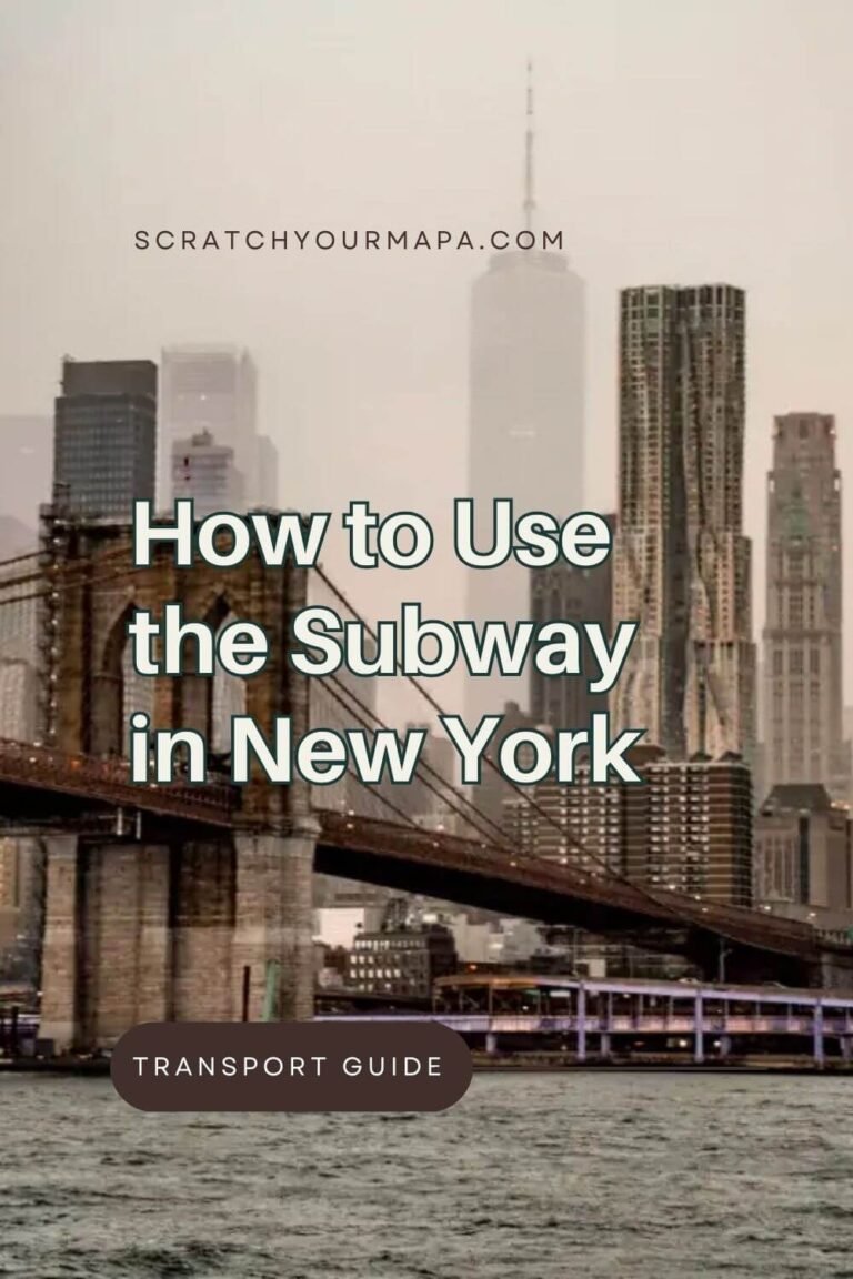 How to Use the NYC Subway like a Local - Scratch your mapa